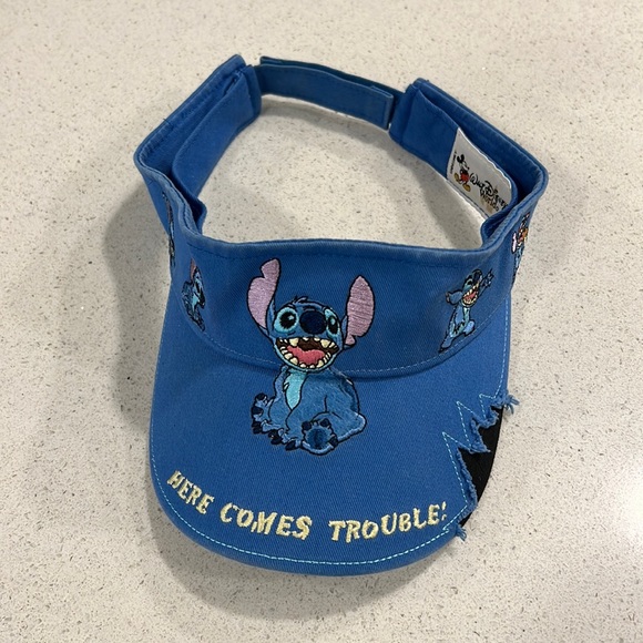 Disney | Accessories | Vintage Stitch Disney Visor | Poshmark